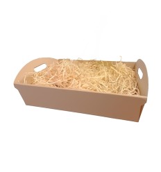 Kit Cesto in cartone Medio con Paglia